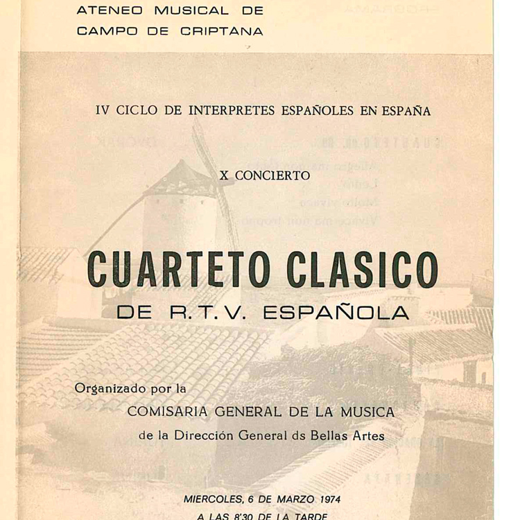 Cuarteto Clásico - Ateneo Musical Criptana
