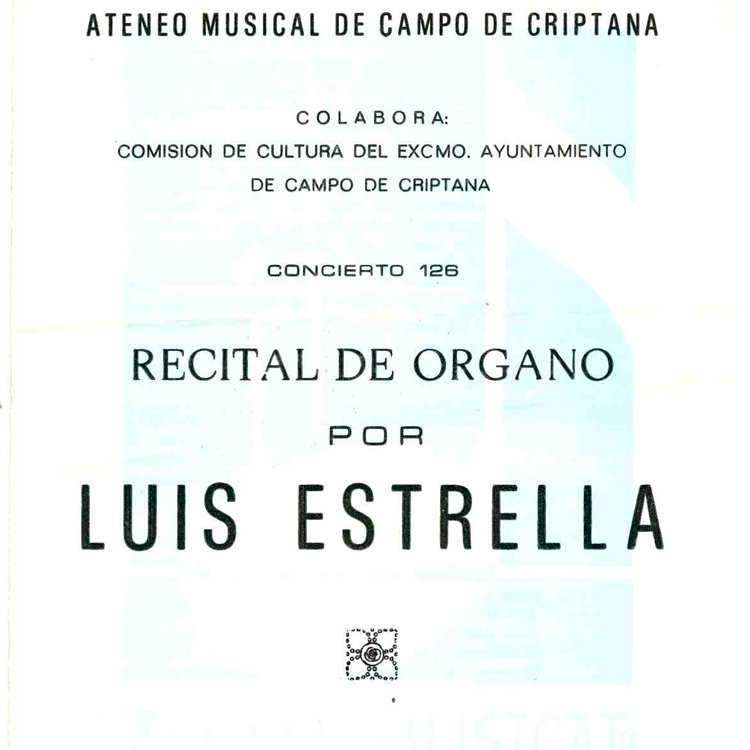 Luis Estrella - Ateneo Musical Criptana
